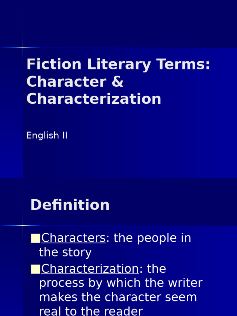 Fiction Character Analysis | PDF | Psychology