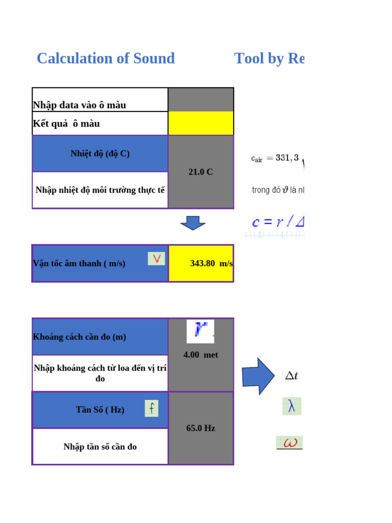 Calculation of Sound | PDF