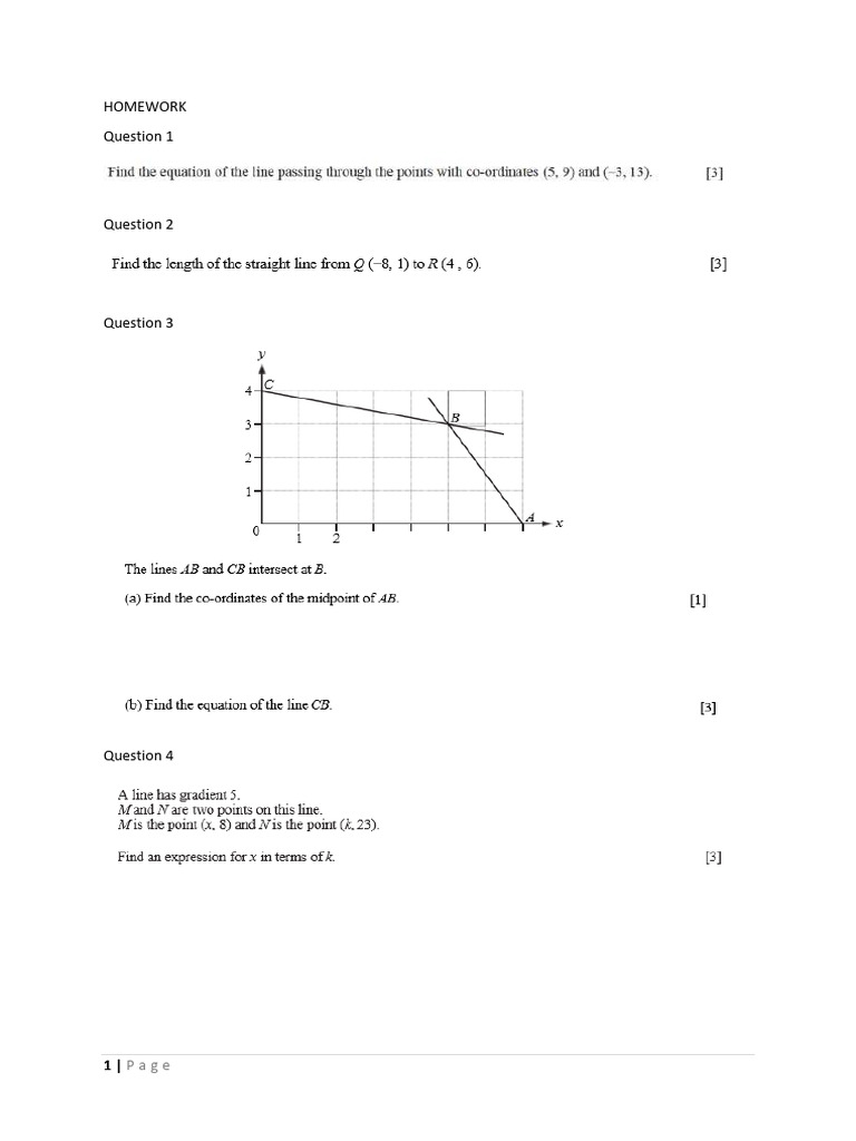 Maths Revision 0580 | PDF