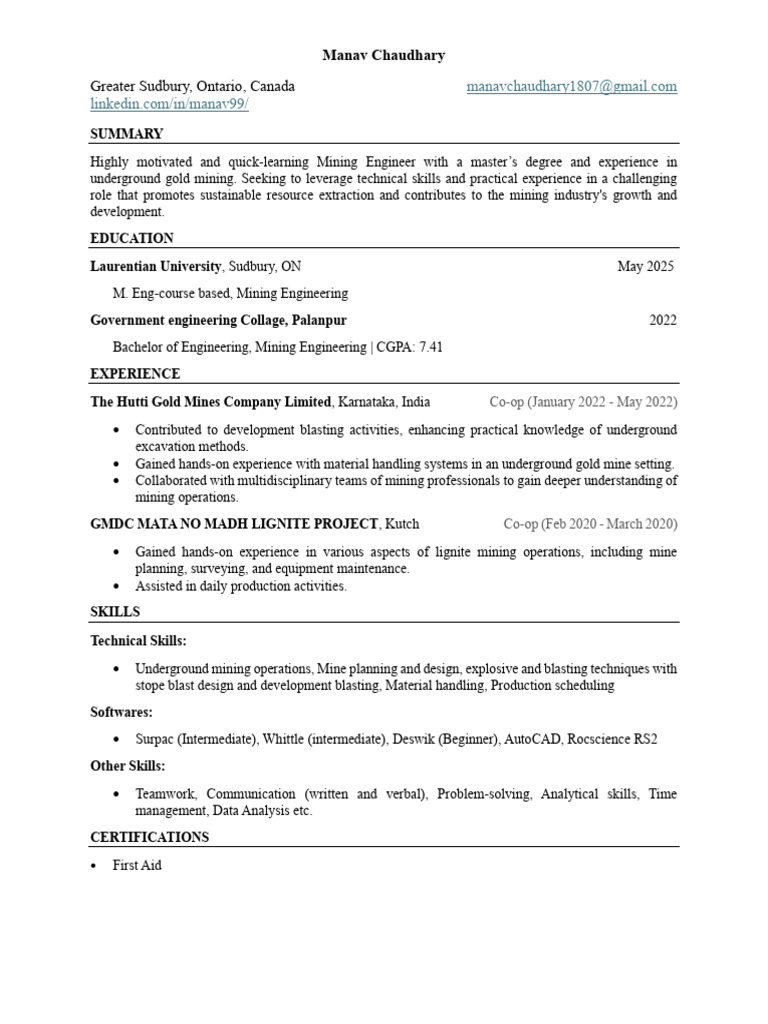 Manav_resume | PDF Manav_resume | PDF