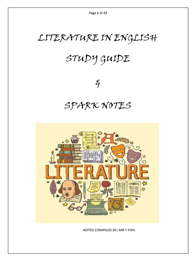 LITERATURE IN ENGLISH STUDY GUIDE | PDF | Poetry | Essays