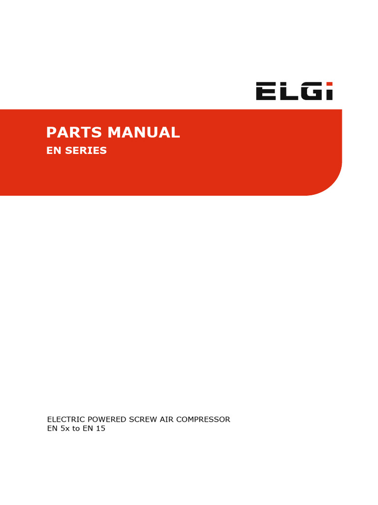 ELGi Parts Catalogue EN5X-15 VFD | PDF | Electric Motor | Electrical ...