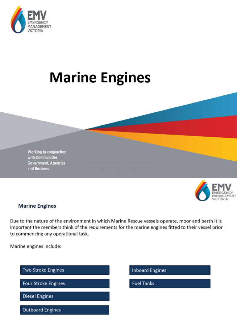 Overview of Marine Engine Types and Functions | PDF | Internal ...