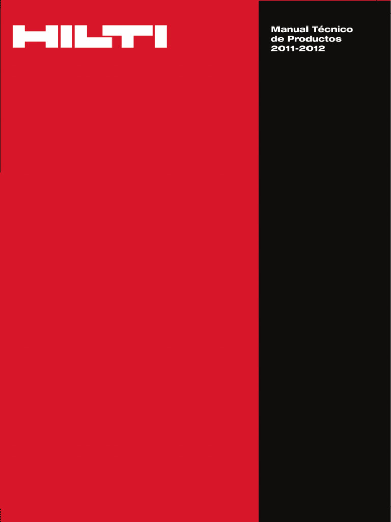 Manual Tec Nico 2011 Hilt I | PDF | Hormigón | Albañilería
