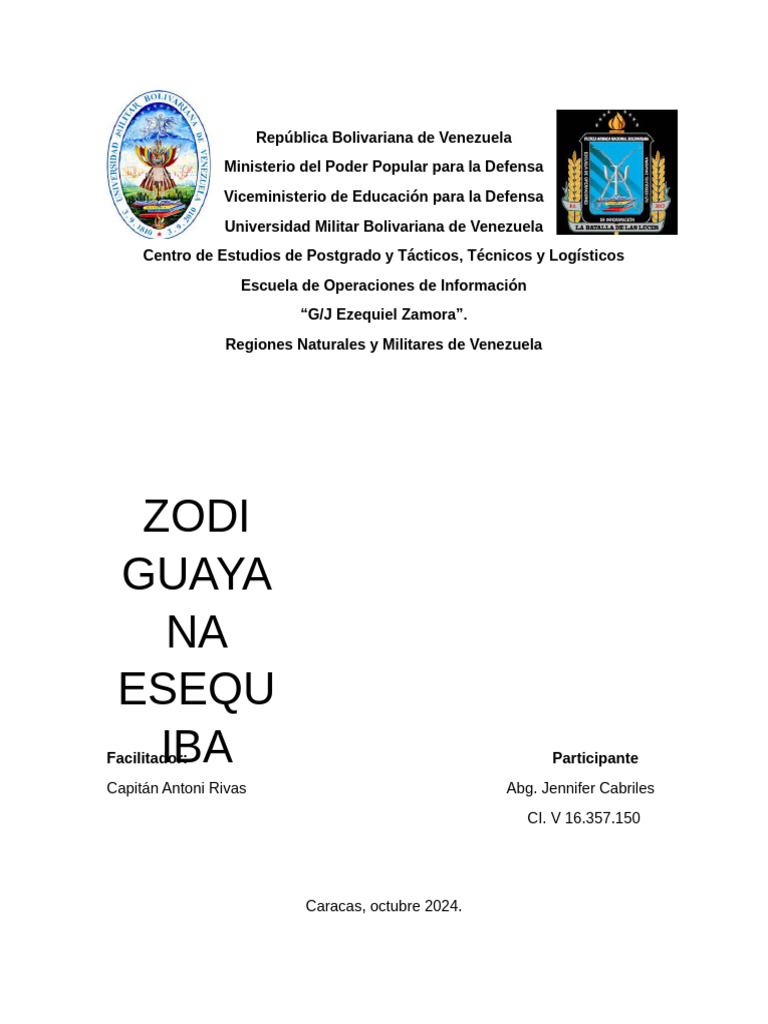Ensayo de Zodi | PDF | Selva | Geomorfología