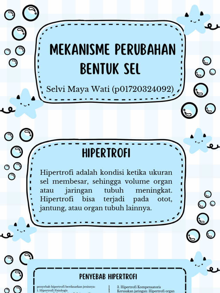 Mekanisme Perubahan Sel: Hipertrofi & Atrofi | PDF