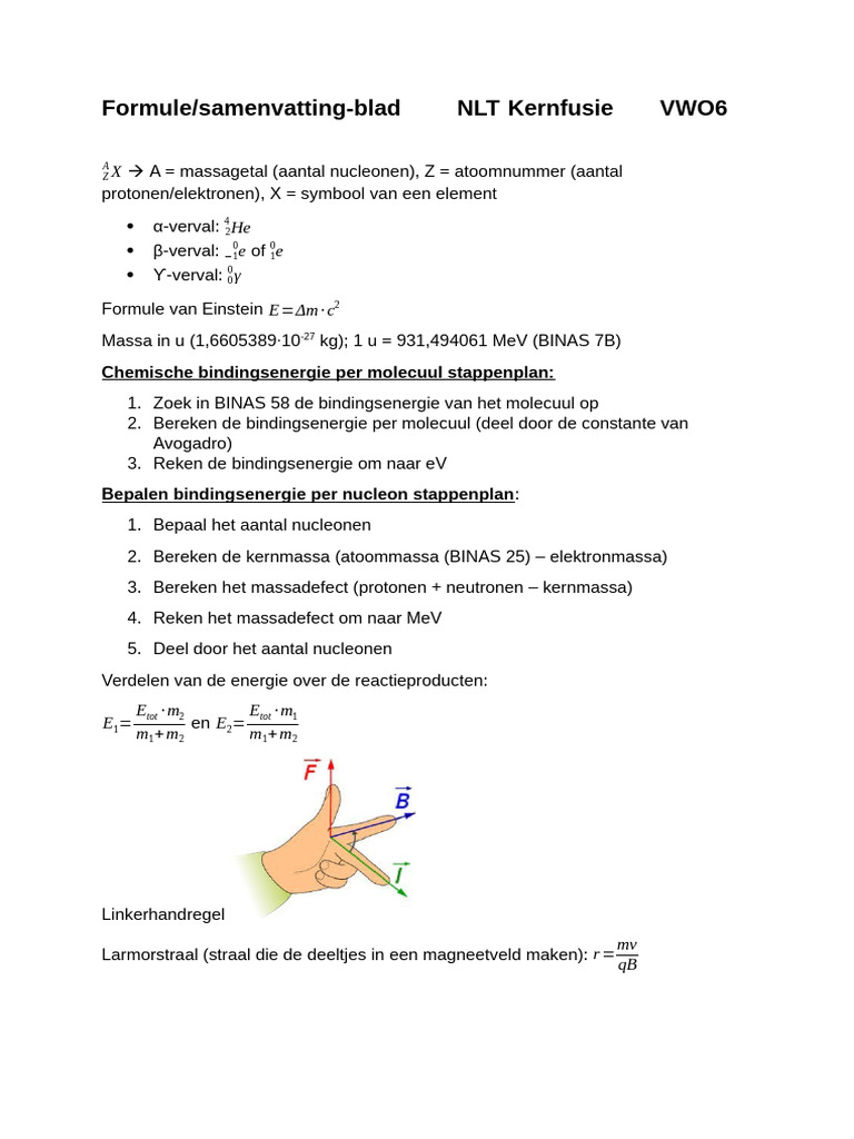Formuleblad NLT | PDF
