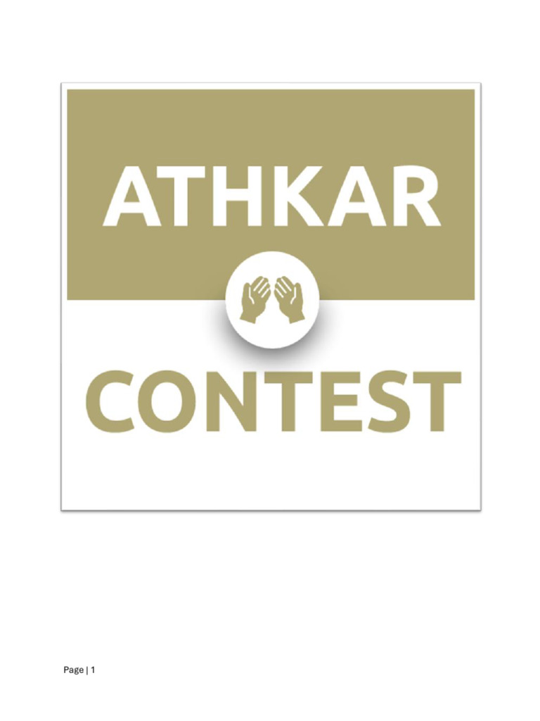 Daily Athkar: Importance and Benefits | PDF | Abrahamic Religions ...