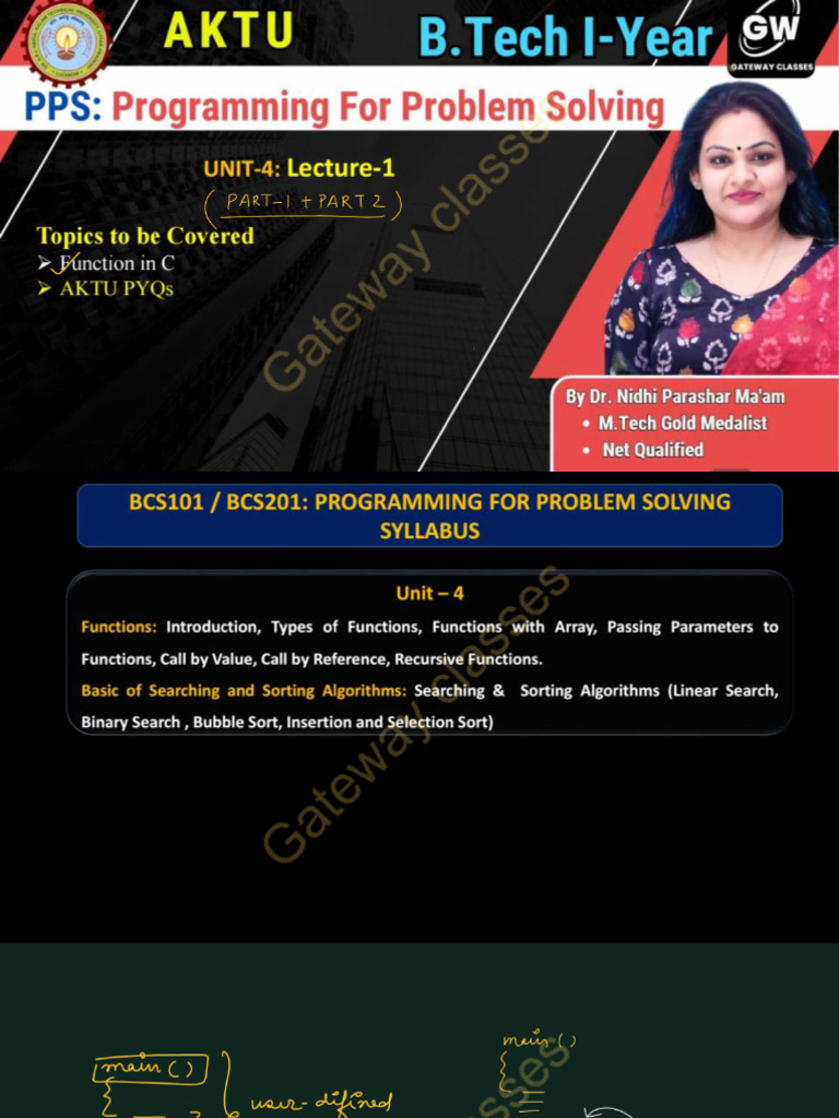 gateway classes unit 4 pps | PDF