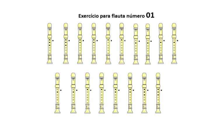 Exercício 01 para flauta | PDF