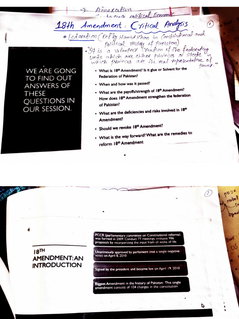 18th Amendment PDF | PDF