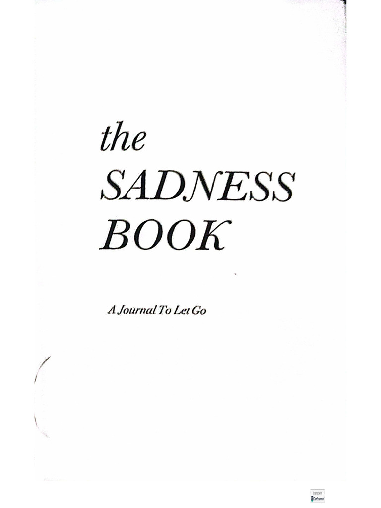 The Sadness Book - Elias Baar | PDF