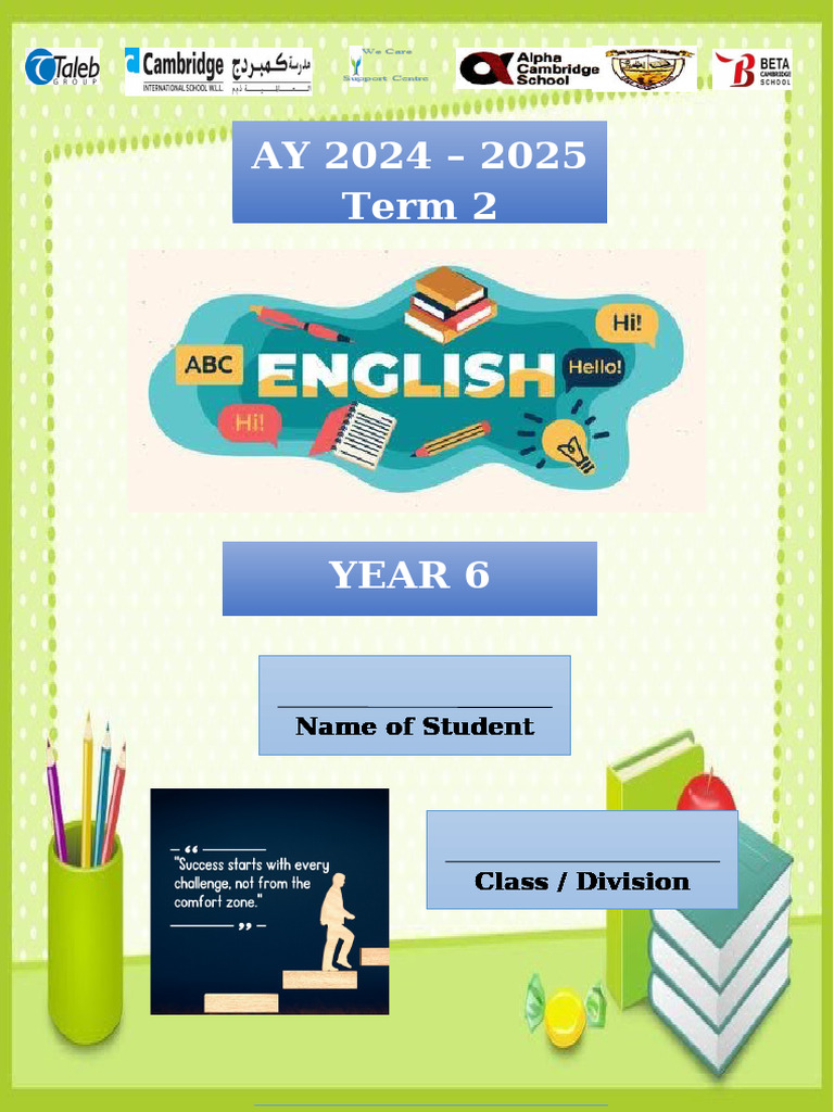 English Booklet Grade 6 | PDF | Healthy Diet | Mindfulness