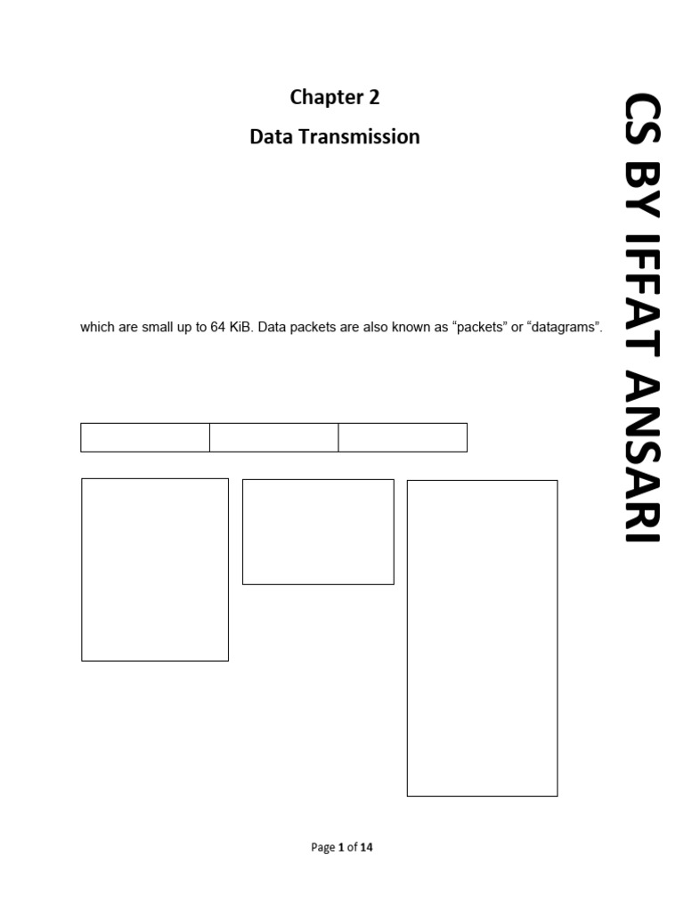 chapter 2 data transmission | PDF | Encryption | Public Key Cryptography
