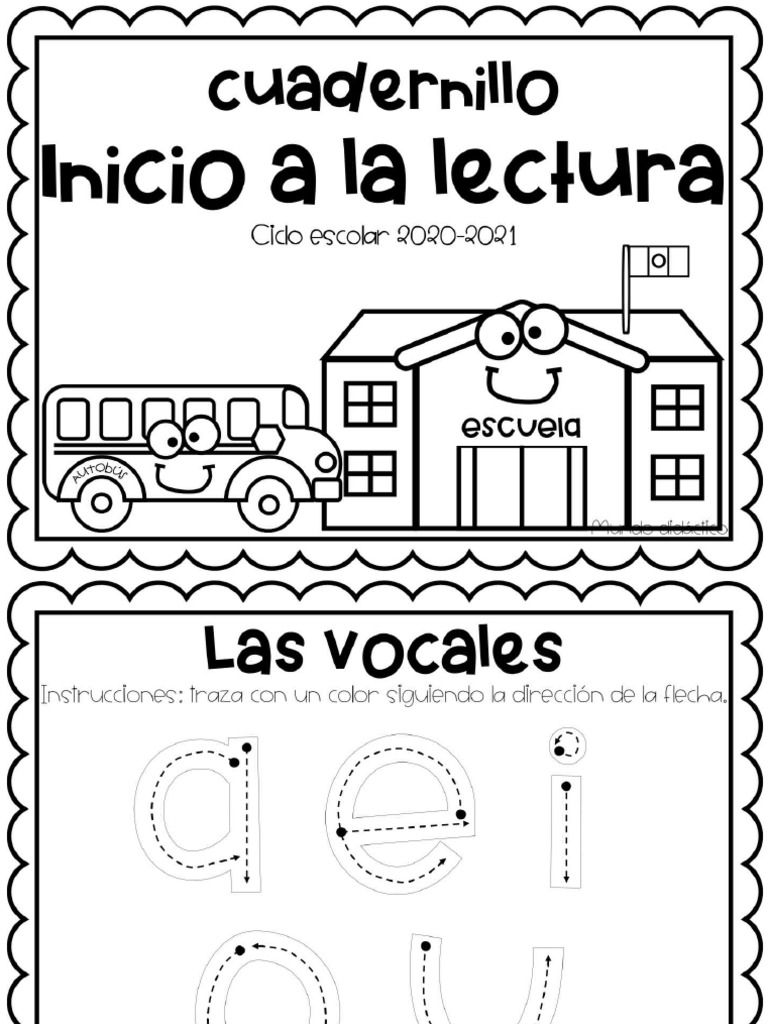 Cuadernillo Inicio A La Lectura 1 Por Materiales Educativos Maestras | PDF