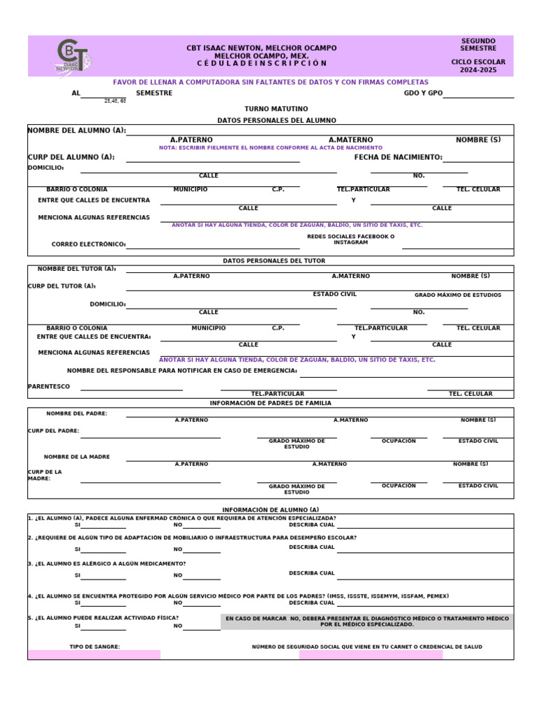Información de Inscripción y Requisitos | PDF