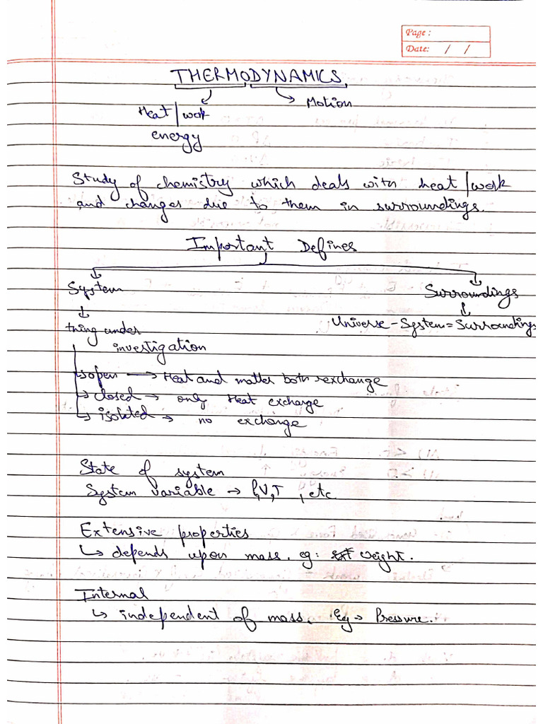 Thermodynamics Concepts | PDF | Physical Sciences | Theoretical Physics