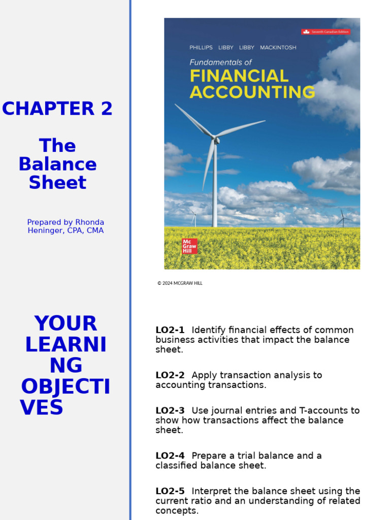 Phillips7ce PPT Ch02 | PDF | Debits And Credits | Balance Sheet