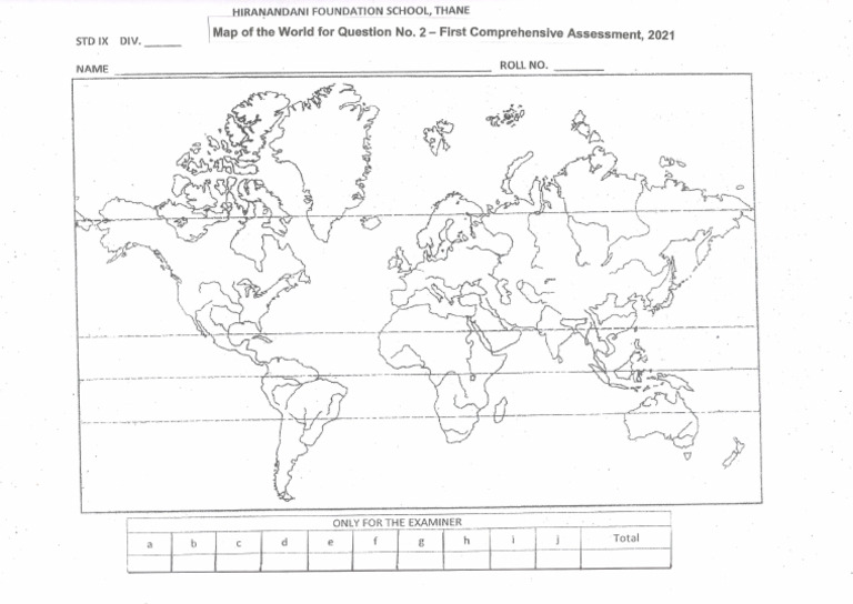 World Map Practise | PDF