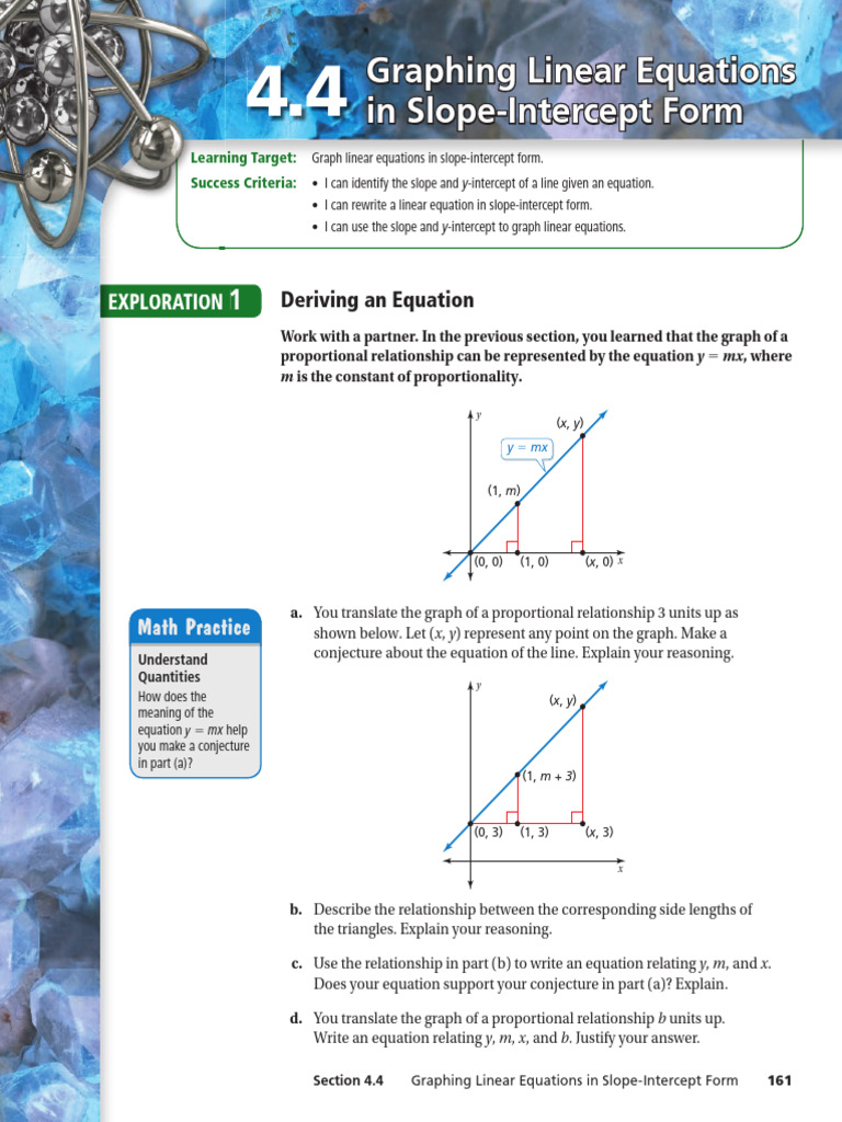 4.4 Students Edition | PDF | Algebra | Elementary Mathematics