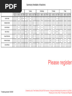 2025 Class Timetable Overview | PDF