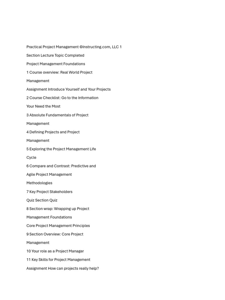 Practical Project Management Essentials | PDF