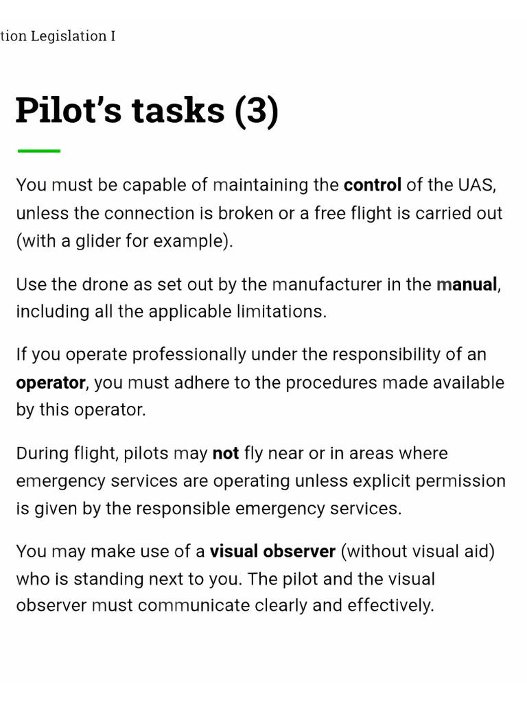 A1-A3 Drone License Easa | PDF