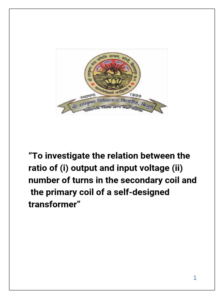 Ilide Info To Investigate Relation Between The Ratio Of Input And Output Voltage And Number Pr