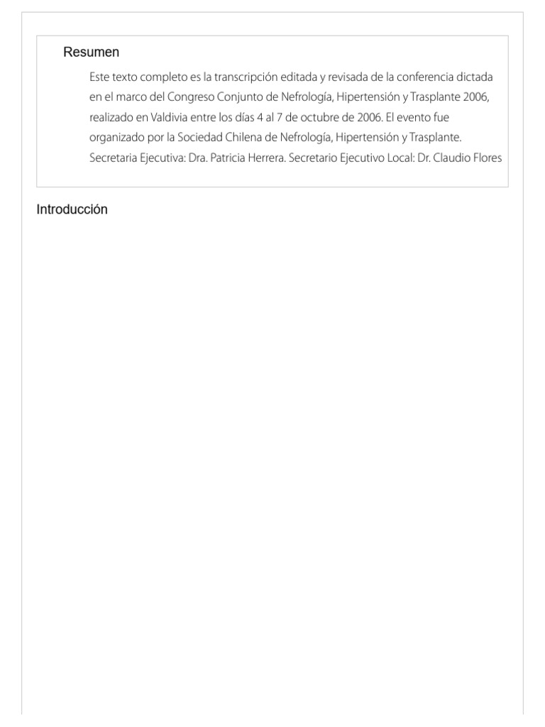 Inmunomodulación en Hemofiltración - Lecciones Desde La Sepsis ...