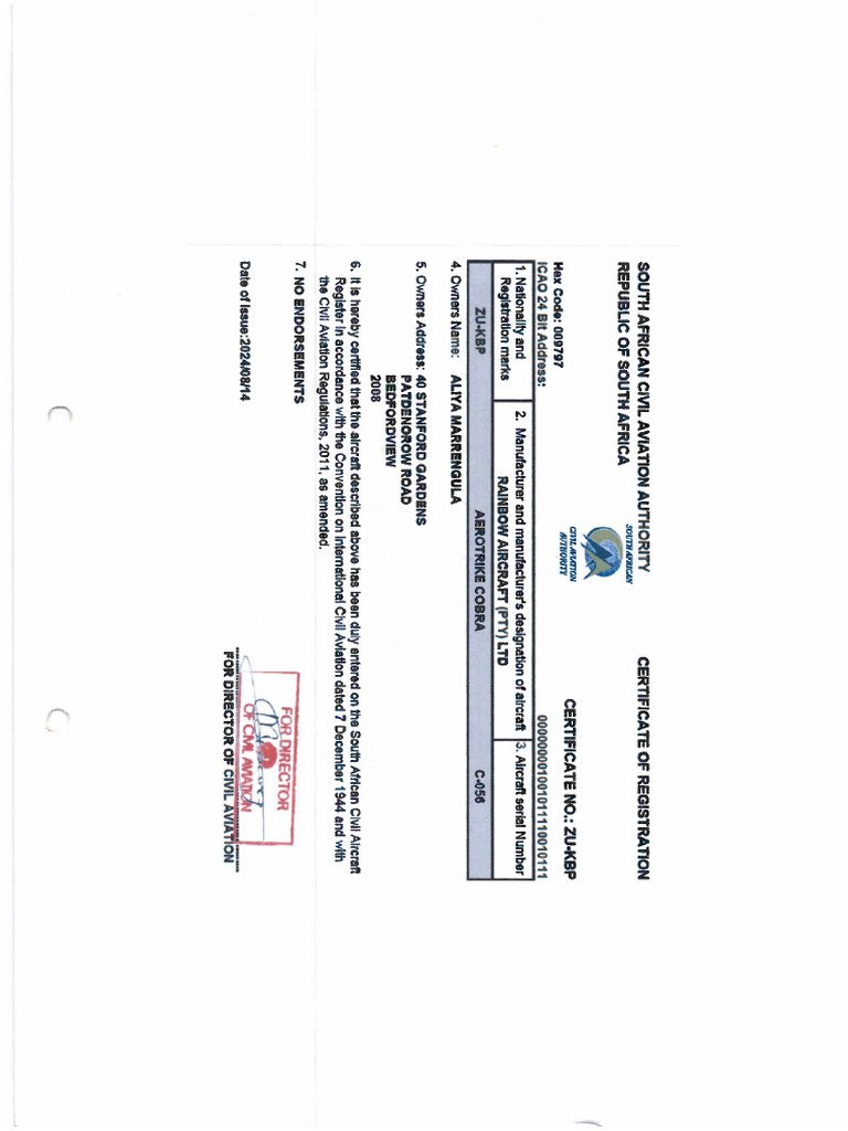 Certificate of Registration | PDF