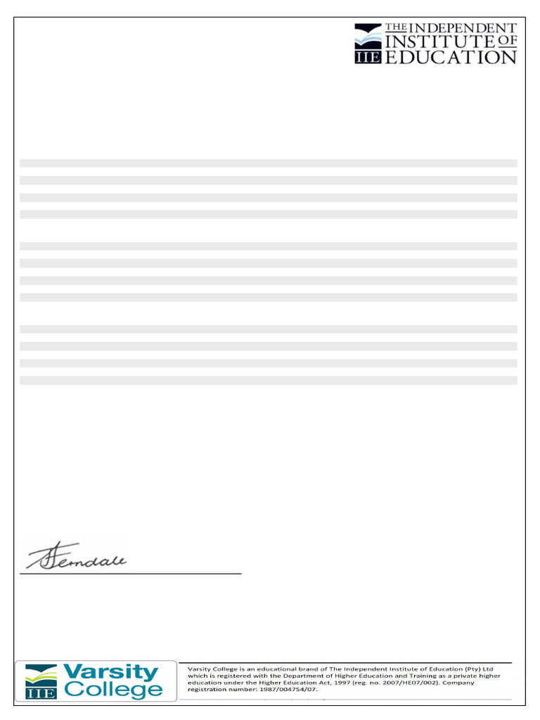 Muhammed Saad Essop Transcript | PDF | Computer Science | Computing