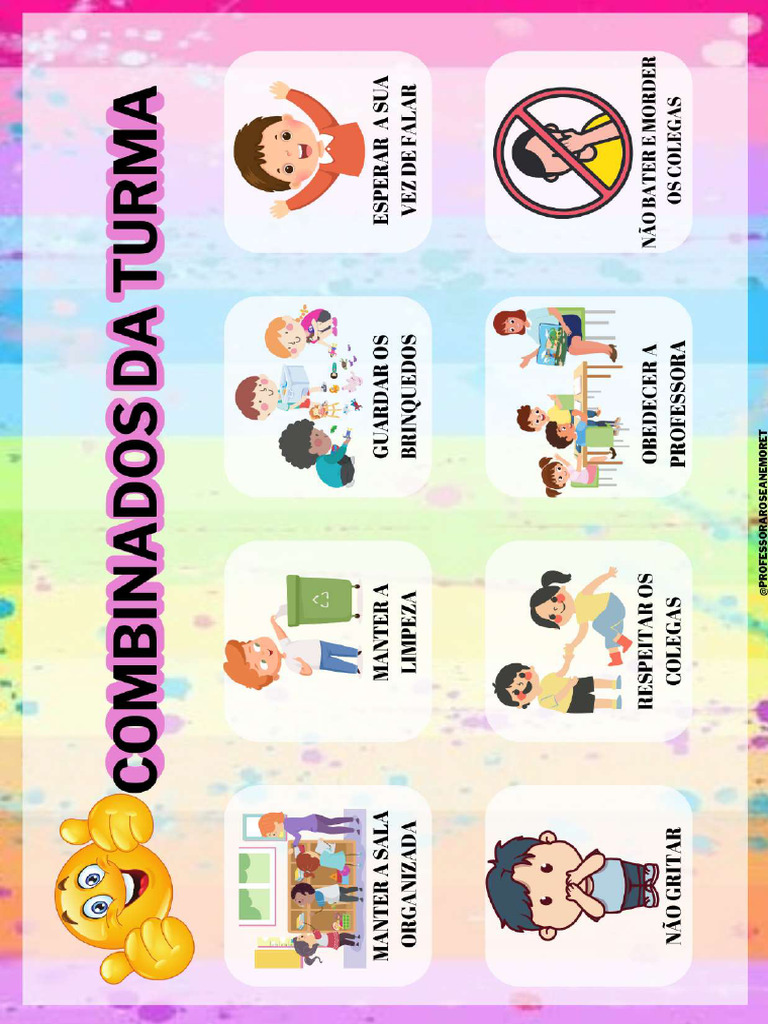 Combinados Da Turma - Mural | PDF