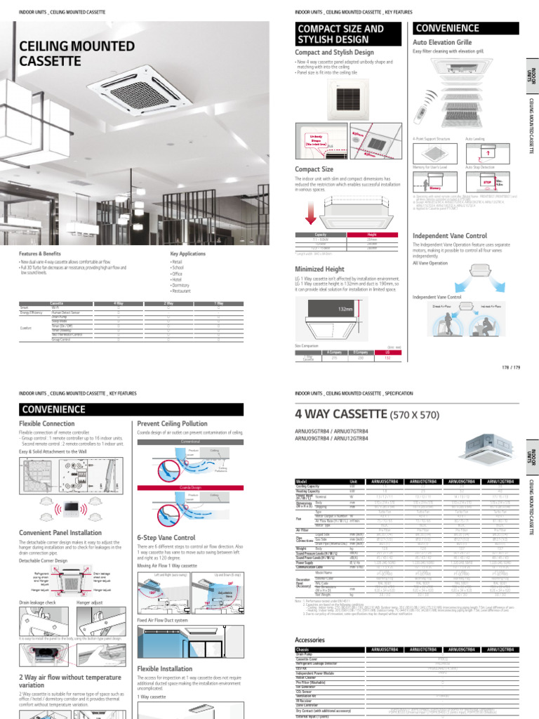 MULTI V Catalog - Indoor - CASSETTE | PDF