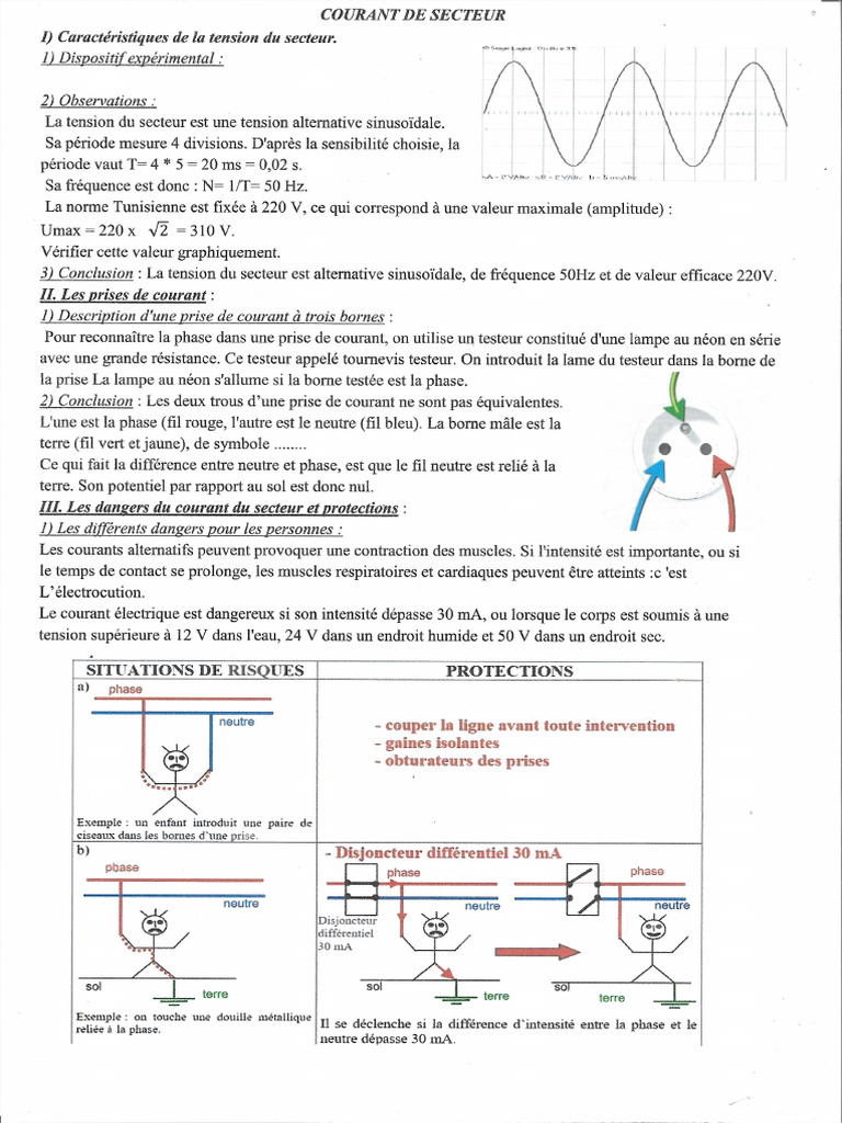 Courant Secteur | PDF