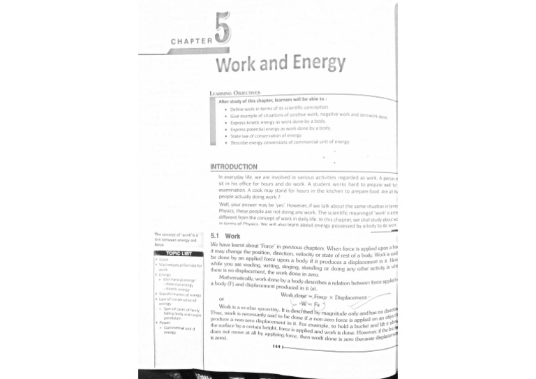 Work Energy | PDF