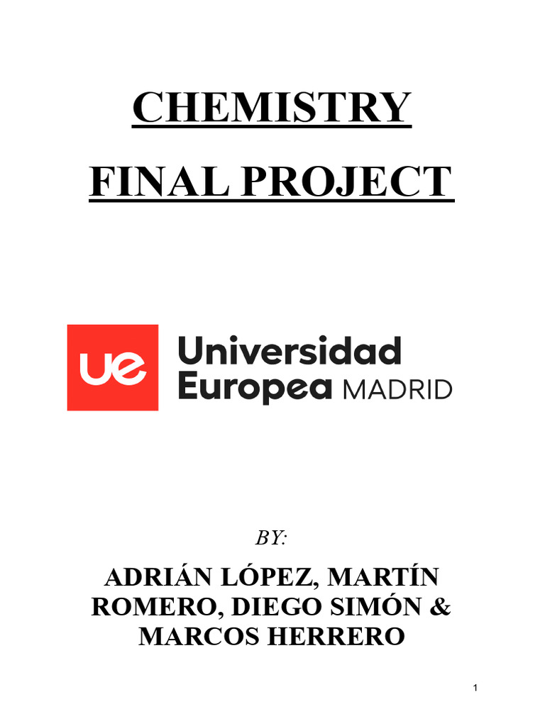 Martin S Last Year Chemistry Final Project | PDF | Sodium Hydroxide | Acid