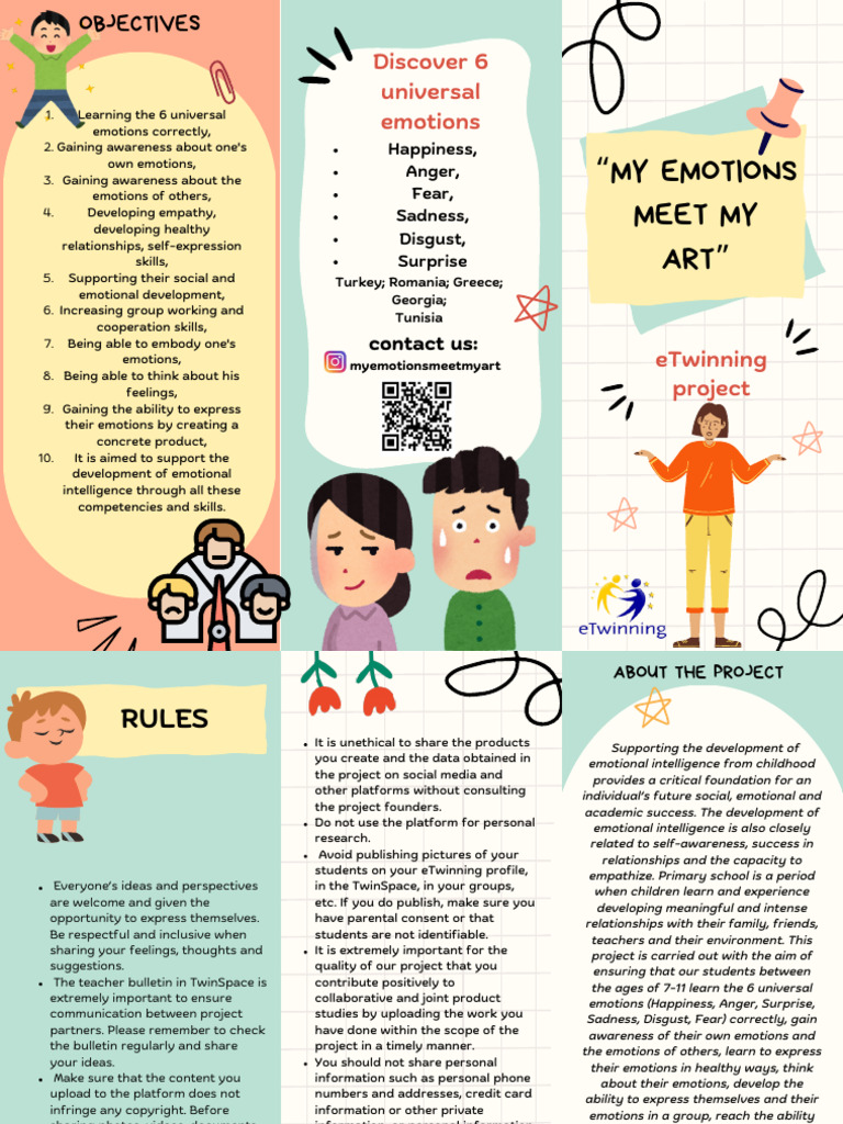 Project Introduction Brochure My Emotions Meet My Art | PDF | Emotions ...