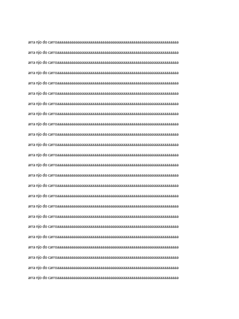 arranjo do carro | PDF