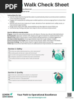 Free Gemba Walk Template Excel Download | PDF | Business | Social Science