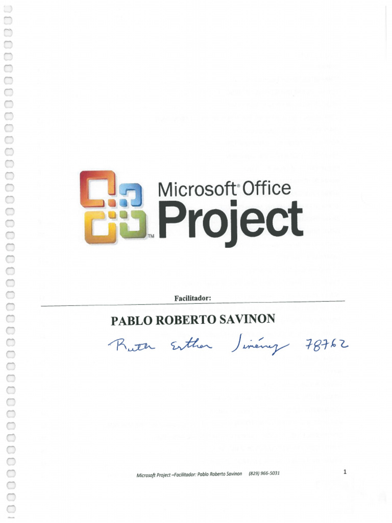 Microsoft Project Manual | PDF