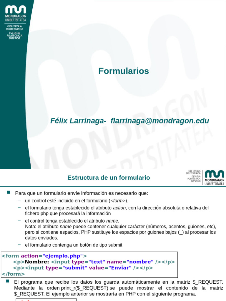 04_5_Formularios (2) | PDF | Php | Archivo de computadora