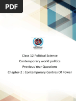 Class 12: Contemporary Centres of Power | PDF | Chinese Economic Reform ...