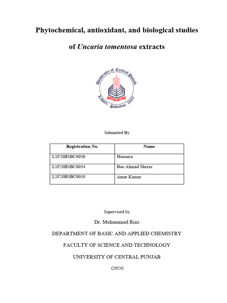 Updated Thesis | PDF | Oxidative Stress | Thrombosis