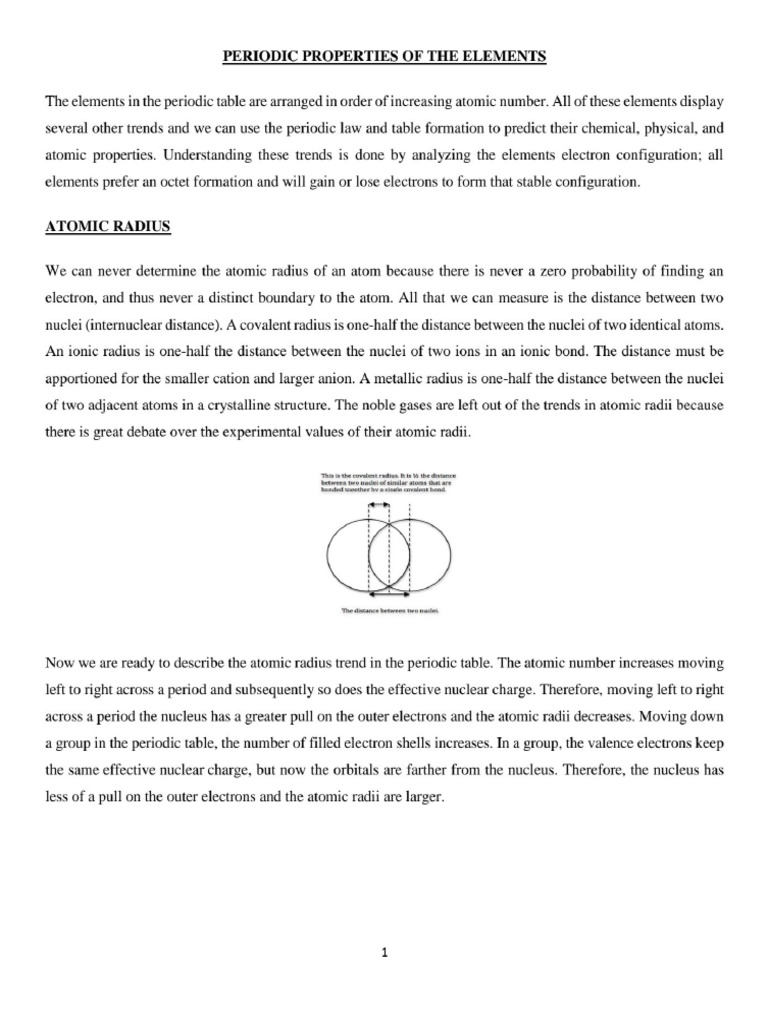 CHM 101-Periodic Properties, Chemical Bonding, Hybridization and Shape ...
