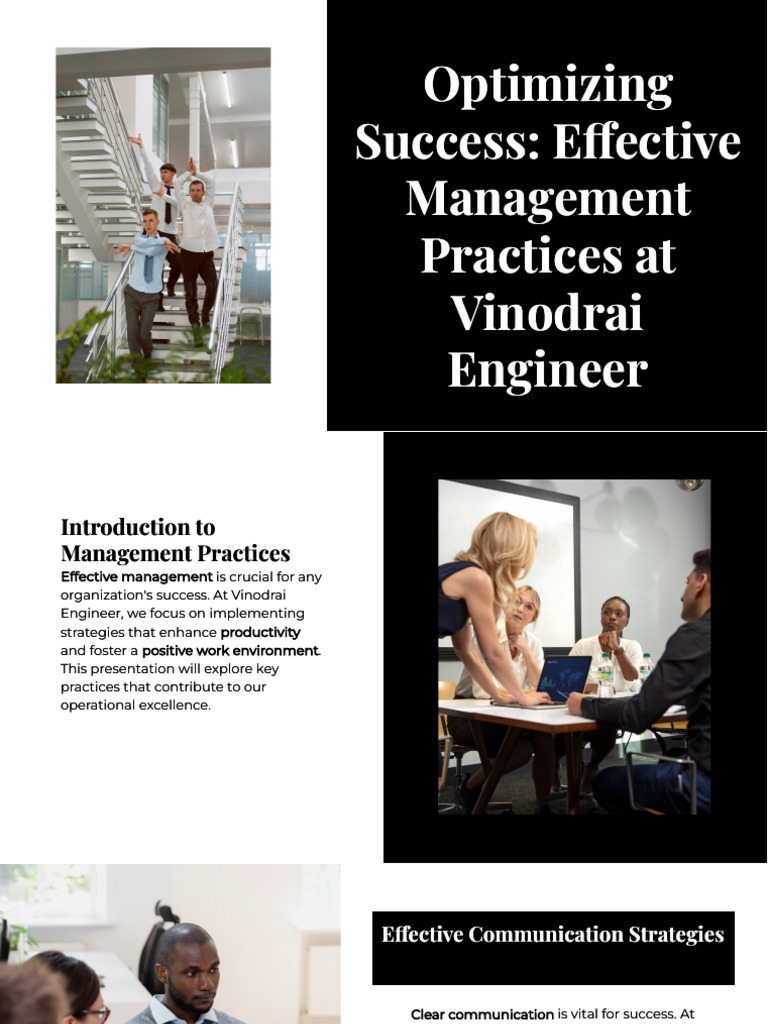 Slidesgo Optimizing Success Effective Management Practices at Vinodrai ... Slidesgo Optimizing Success Effective Management Practices at Vinodrai ...