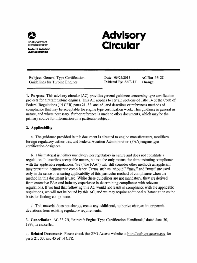 AC_33-2C | PDF | Engines | Rotating Machines