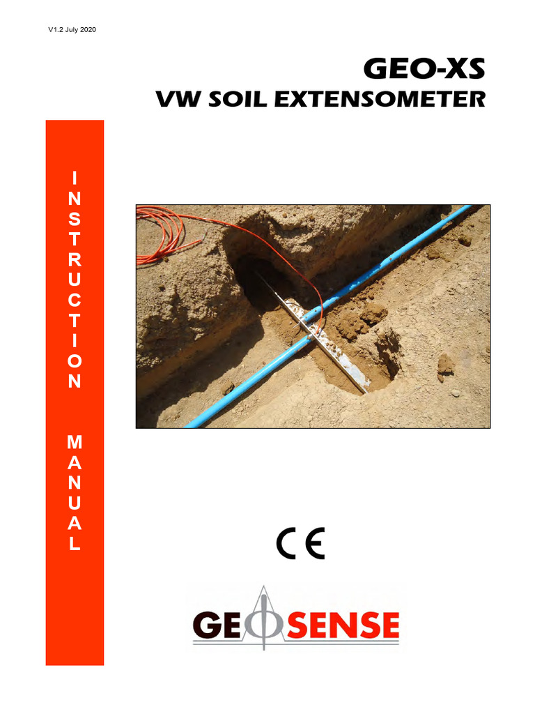 Soil Extensometer Geo XS Manual V1.2 1 | PDF | Screw | Calibration