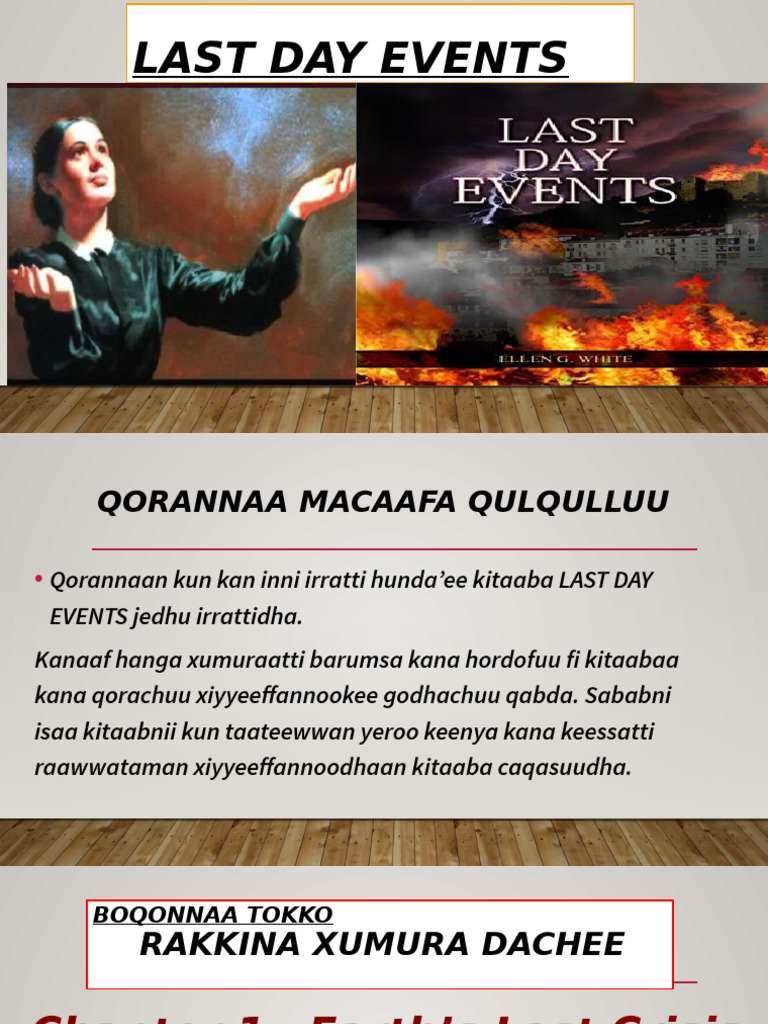 Last Day Event Chapter 1 | PDF | Religious Belief And Doctrine ...