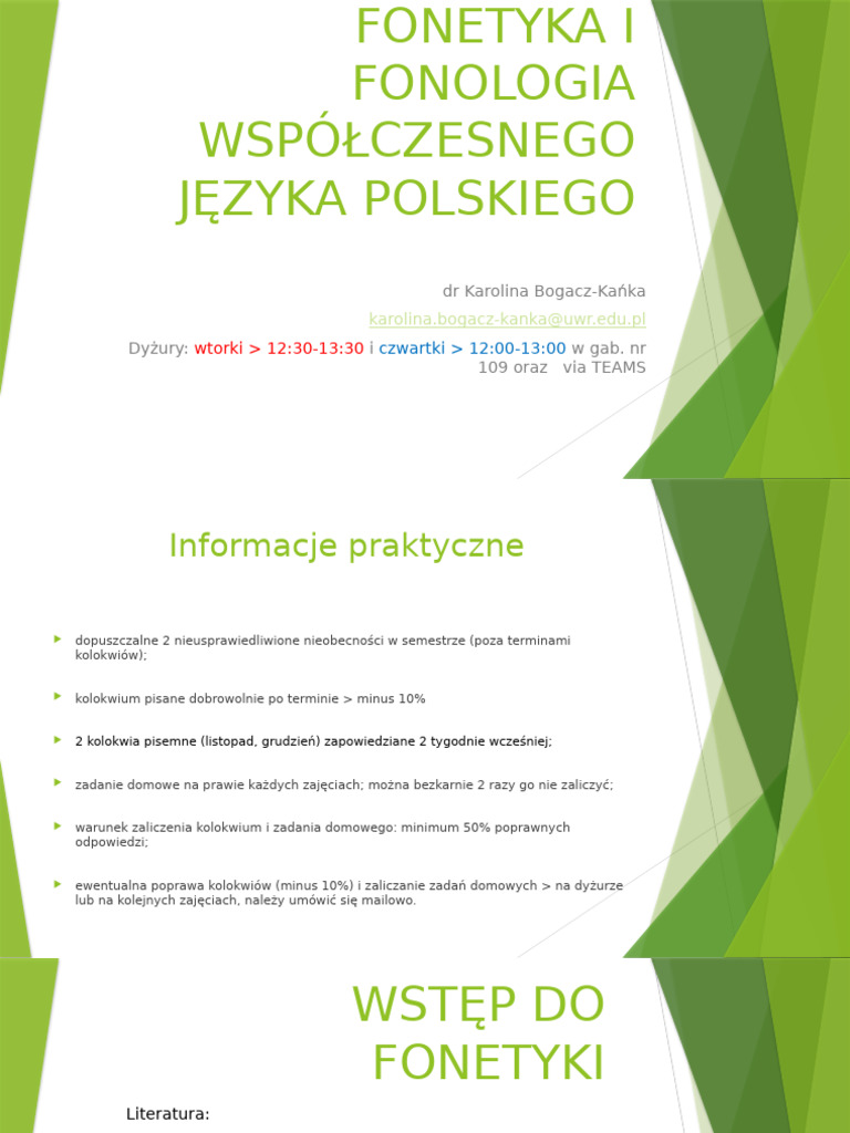 Fonetyka 1 4.10 | PDF