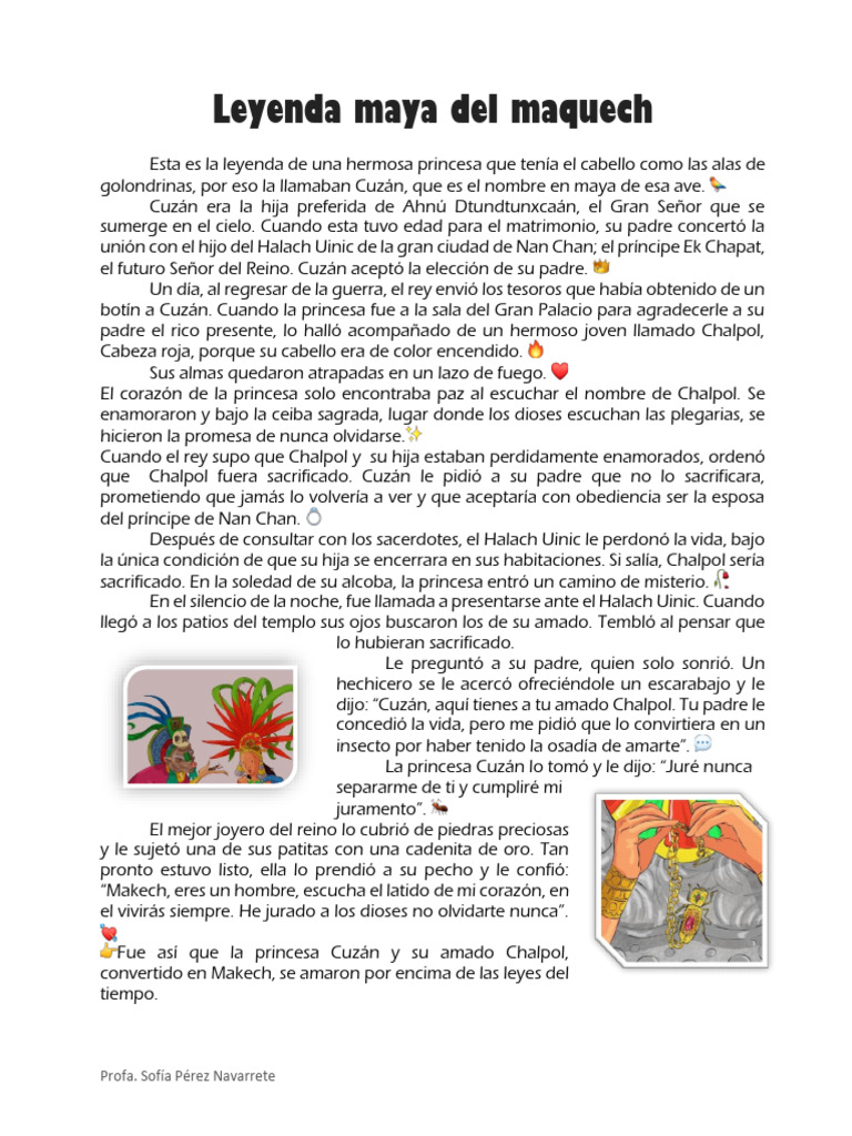 Leyenda Maya Del Maquech | PDF